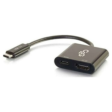 Cables2Go USB-C To HDMI Audio & Video Adapter Converter with Power ...
