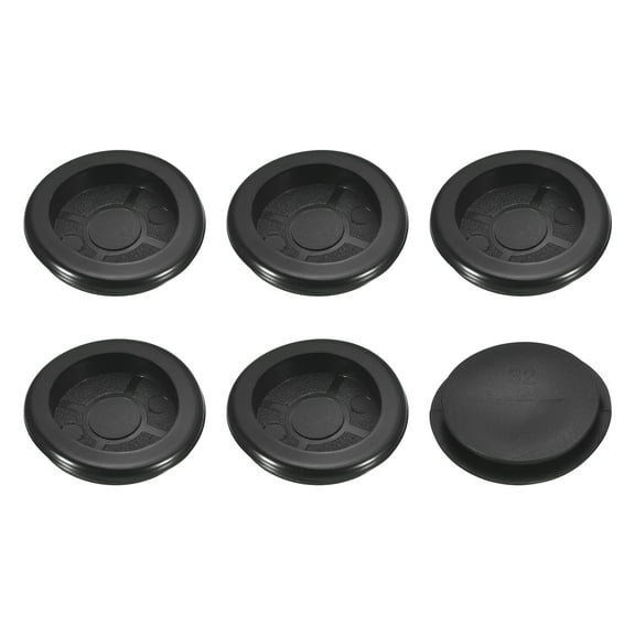 Uxcell 2Pack Silicone Rubber Grommets 1-1/4" Drill Hole, 7/8" ID Top ...