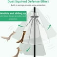 Squirrel Baffle for Bird Feeder Pole Outside, Squirrel Proof Squirrel ...
