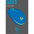 Logitech G203 Lightsync Gaming Mouse - Gamer's Choice, Blue - Walmart.com
