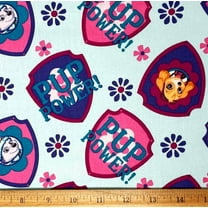 1 Fat Quarter - Paw Patrol Friends Rescue on Blue Cotton Fabric - Chase ...