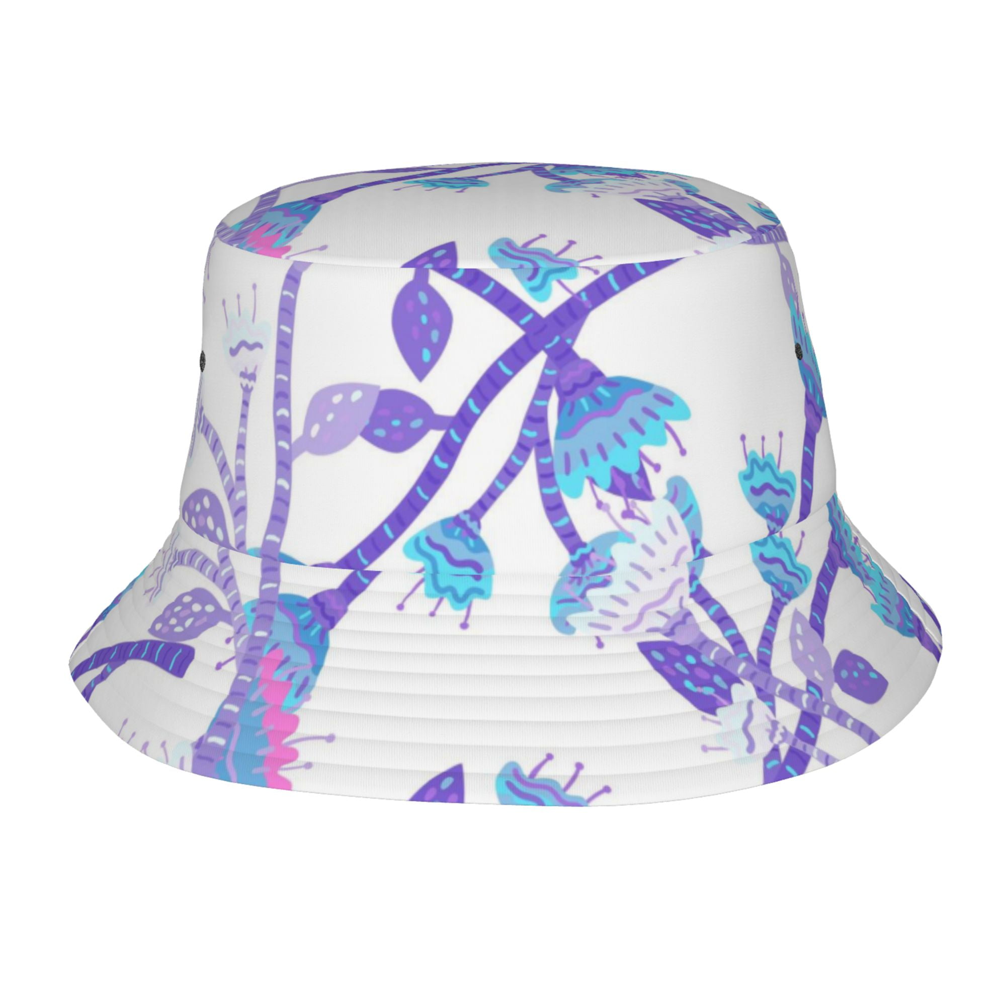 ZICANCN Botanical Modern Flower Bucket Hat, Unisex Print Double-Side ...