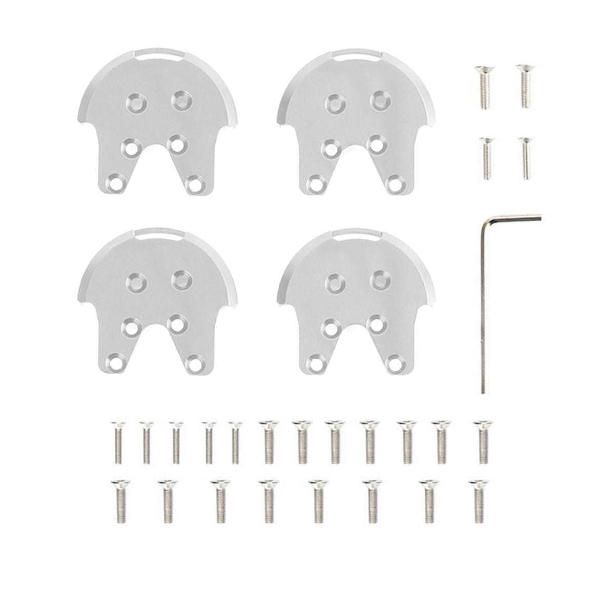 4 PCS Drone Metal Motor Mount Base Protective Plate For DJI Phantom 3 / ...