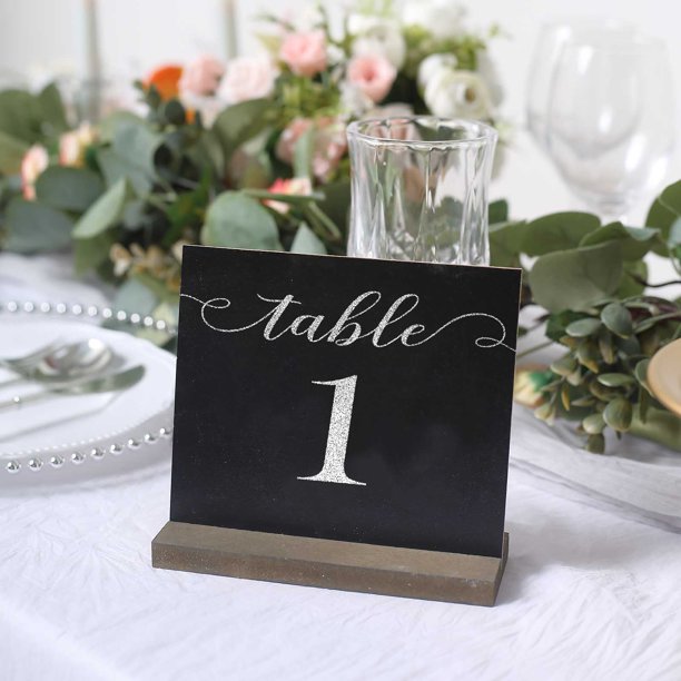 Efavormart 6 Pack | 6" Mini Table Chalkboard Place Card Signs With ...