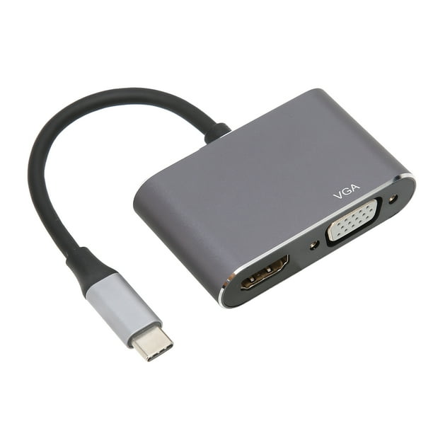 Adaptador VGA, Tipo C a HD Tipo Cto Cable de conversión VGA Tipo Cto HD ...