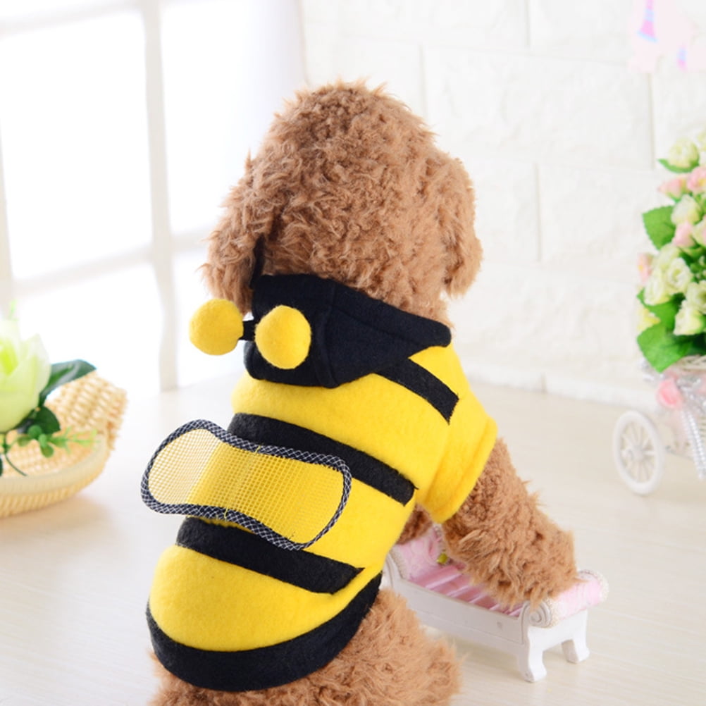Pet Dress-up Costume Dog One-Piece Clothes Pet Costume Four-leg Bee ...