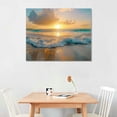 Acheng Ocean Canvas Wall Art Pictures for Living Room Beach Bedroom ...