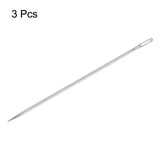Uxcell 6 Inch Upholstery Needles Stainless Steel Large Eye Stitching ...