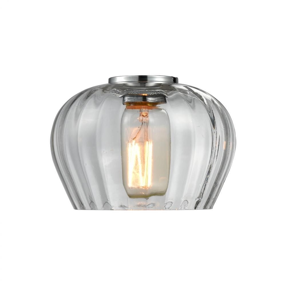 Innovations Lighting - Large Fenton - 11 Inch Light Glass Clear Finish ...