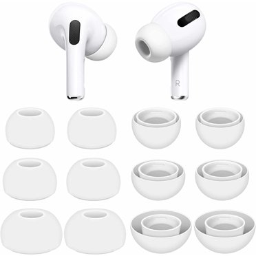 Replacement 3 Pairs Silicone Ear Tips for Apple Airpods Pro (S/M/L) New ...
