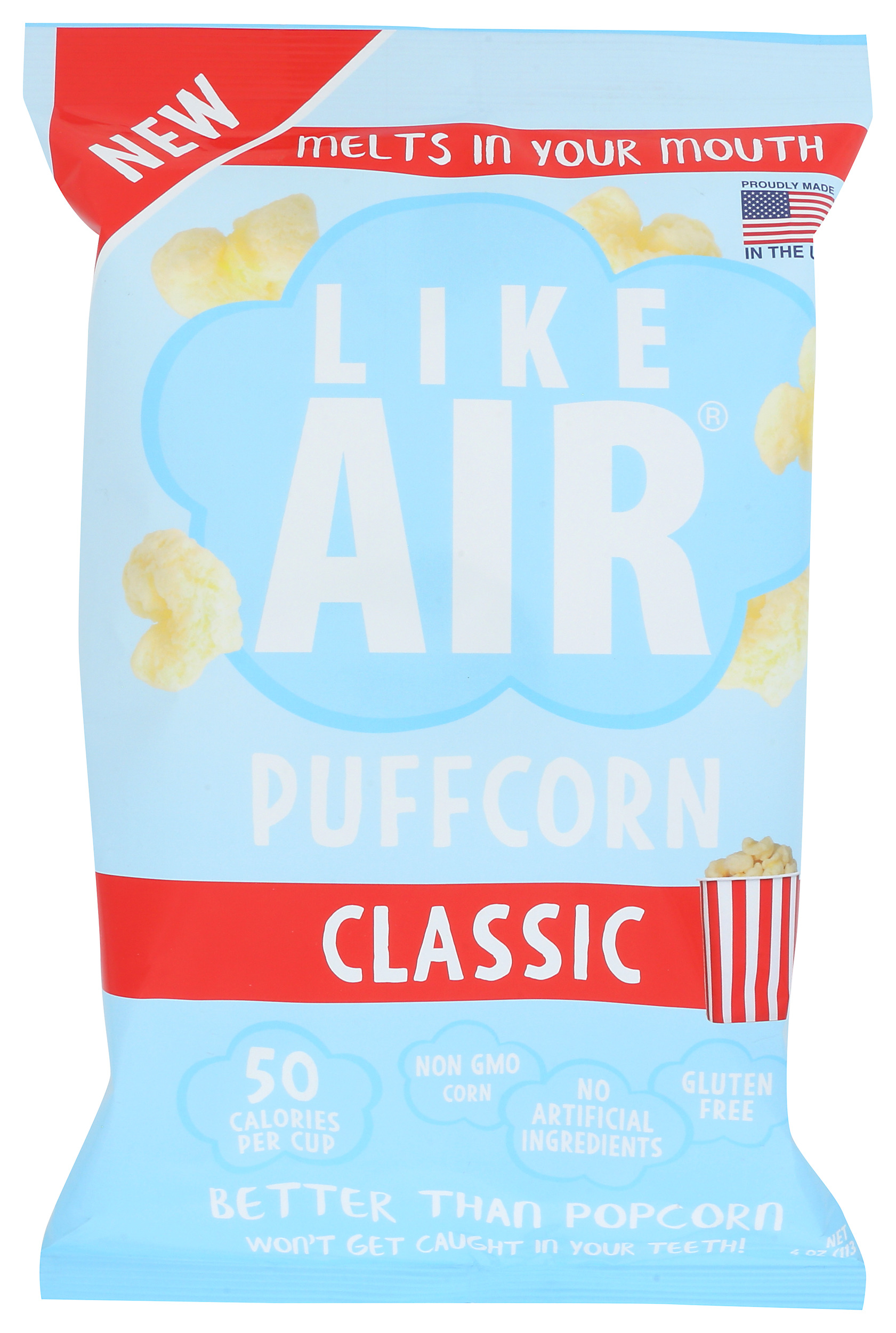 Like Air™ Like Air Puffcorn, Classic 4 Ounce Pack Of 12 - Walmart.com
