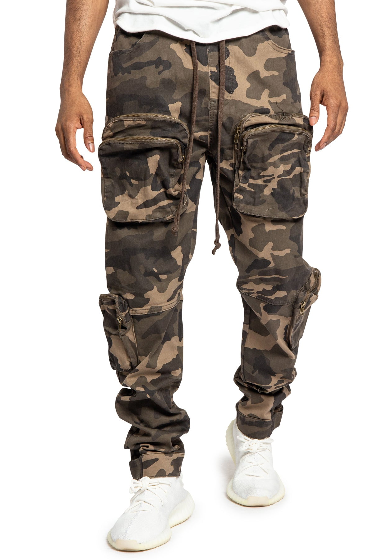 Victorious Men's Double Front Cargo Jogger Pants, up to 5X - Walmart.com
