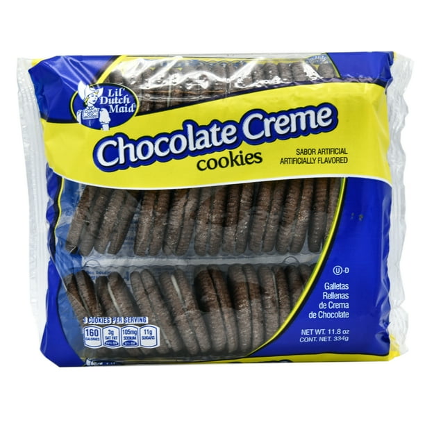 Little Dutch Maid Chocolate Creme Filled Cookies 11.8 oz. - Walmart.com