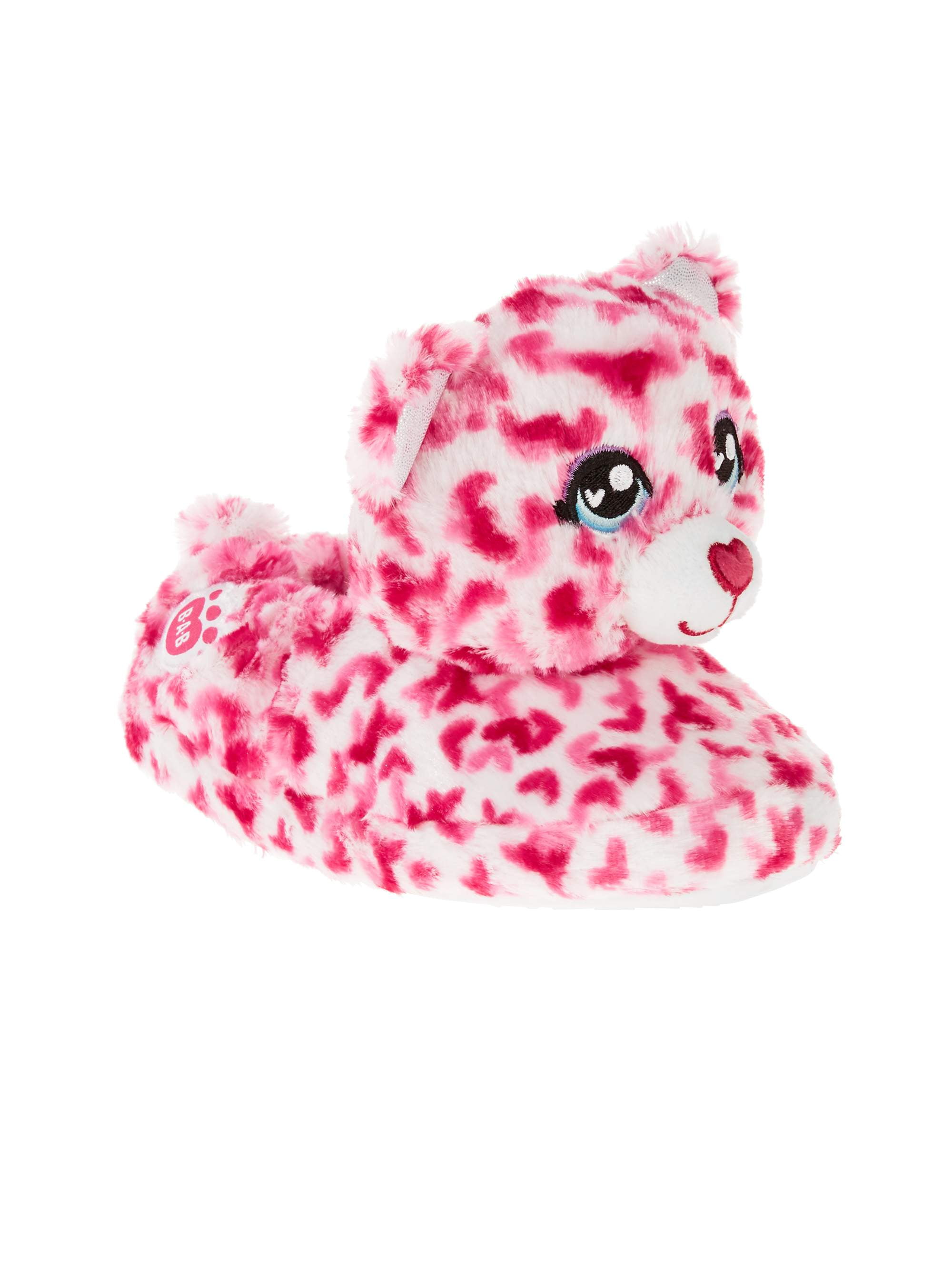 Girls' Build A Bear Workshop Tiny Hearts Slippers - Walmart.com