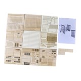 1/35 DIY Assembly Building Model Kits Architecture Scene for Accessory ...
