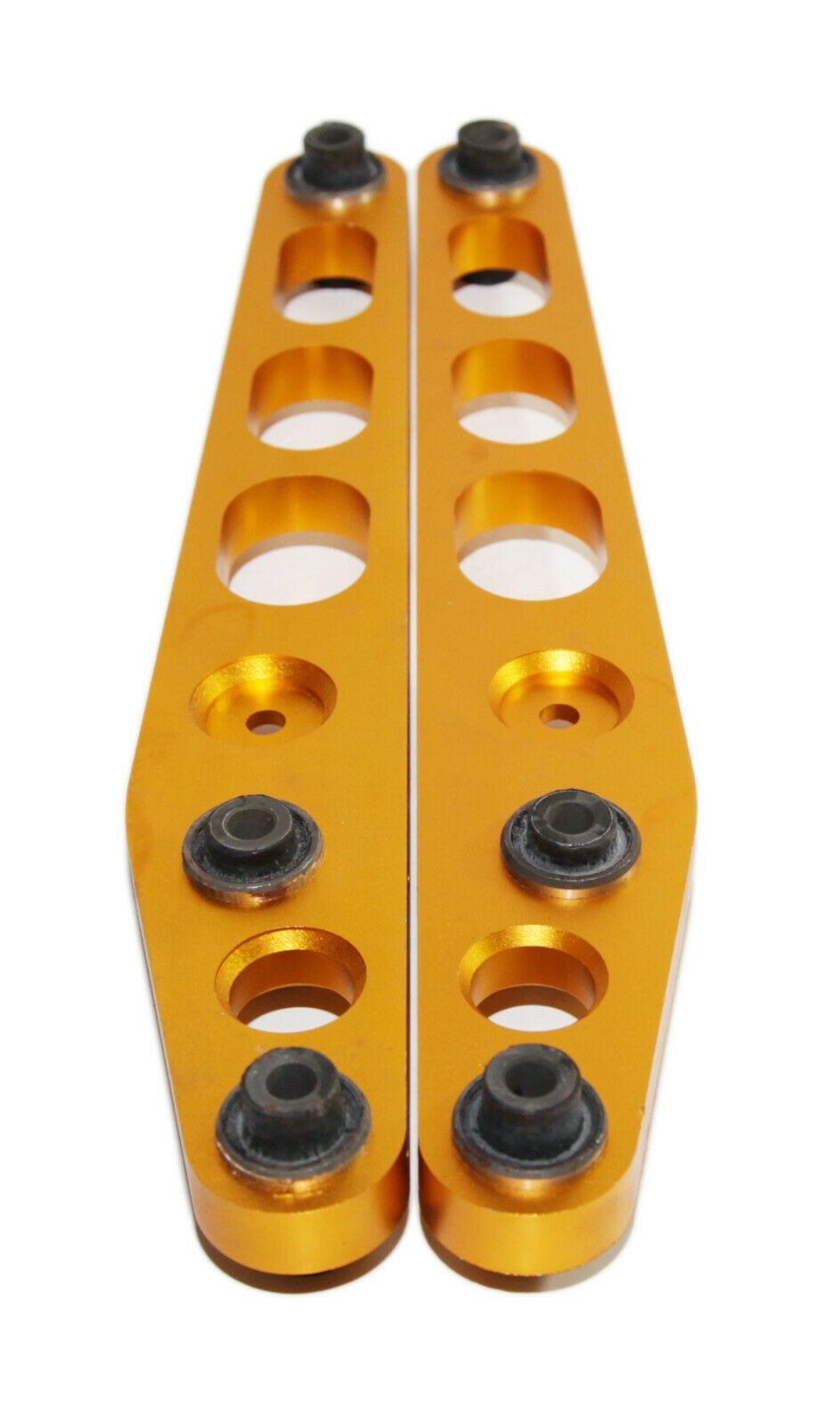 CNC Control Arm Set Pair Gold Billet Aluminum Rear Lower Control Arms ...