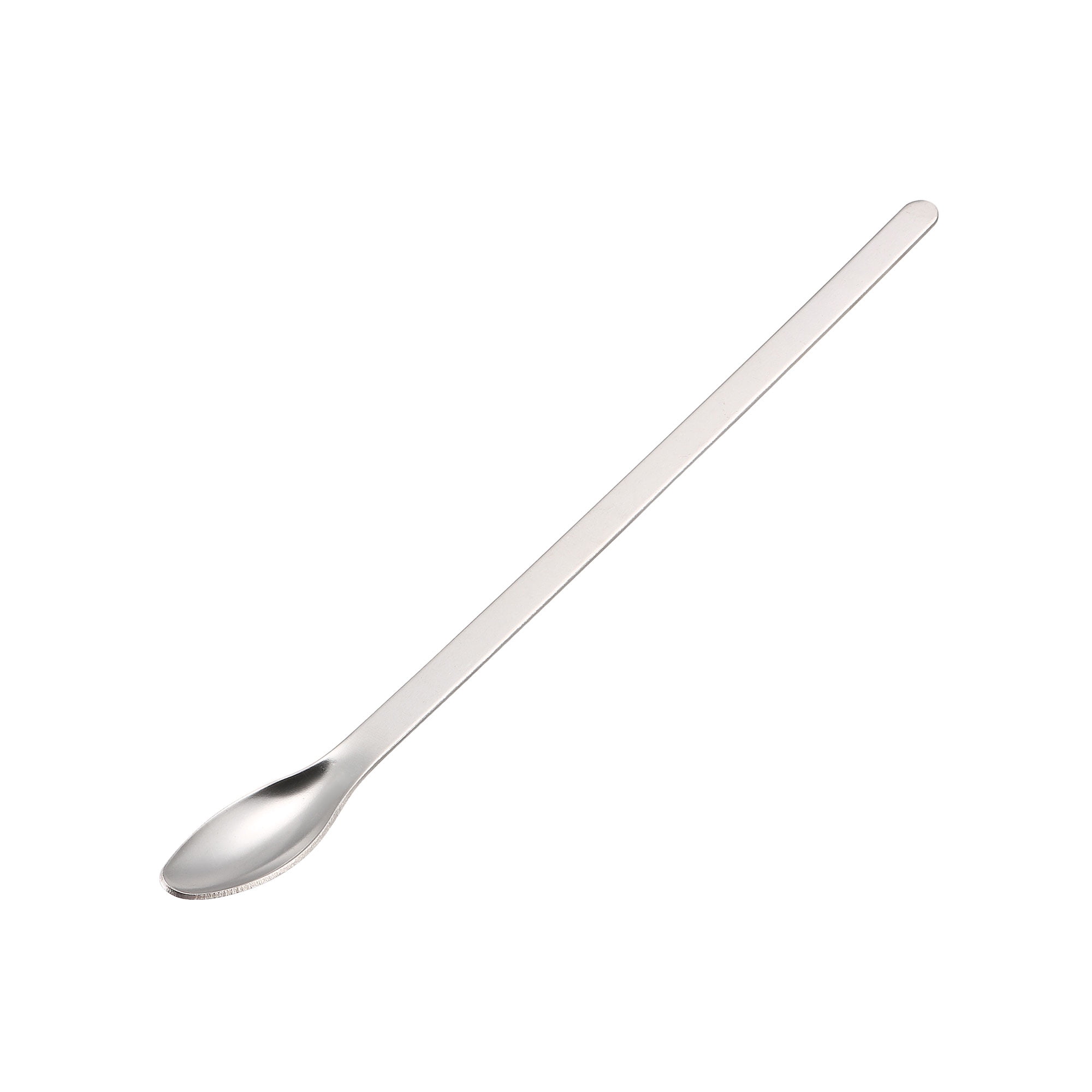 Uxcell 200mm Stainless Steel Micro Scoop Reagent Sampling Spoon 10 Pack ...
