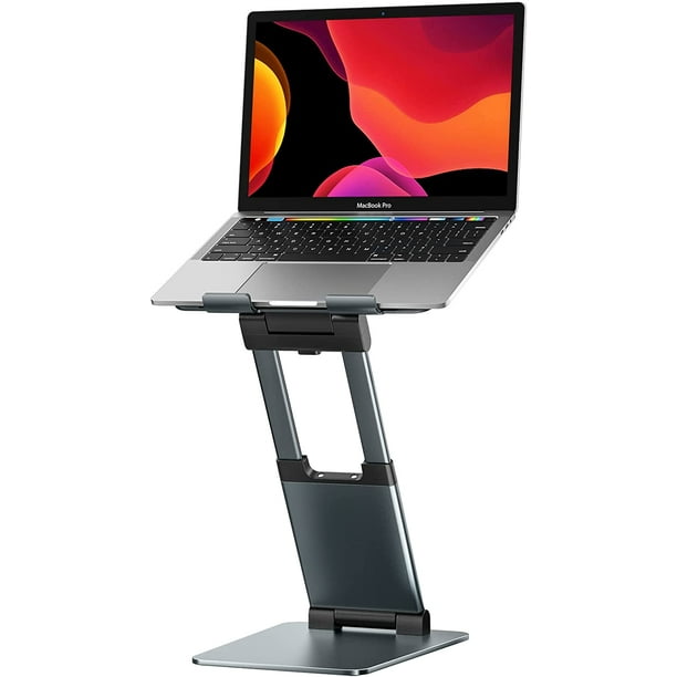 Sit to Stand Laptop Stand, Extra Tall Height Adjustable, Ergonomic ...