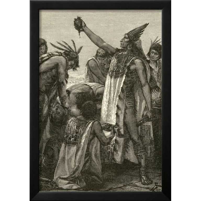 Aztec Priest Drawing