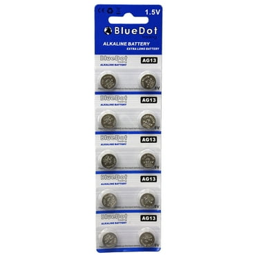 GP A76 LR44 AG13 Alkaline Button Cell 1.5V Battery - Pack of 20 ...