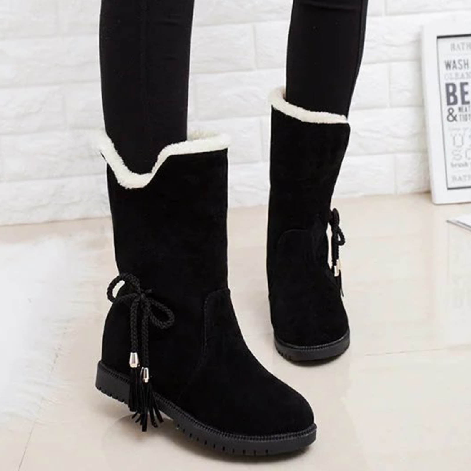 Click here for Bmisegm Womens Fashion Snow Boots Ankle Boots Plus... prices