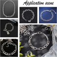 304 Stainless Steel Jump Rings Open Jump Rings Oval Stainless Steel ...