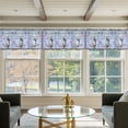Cat Pink Paw Print Valances for Windows, Rod Pocket Kitchen Valance ...