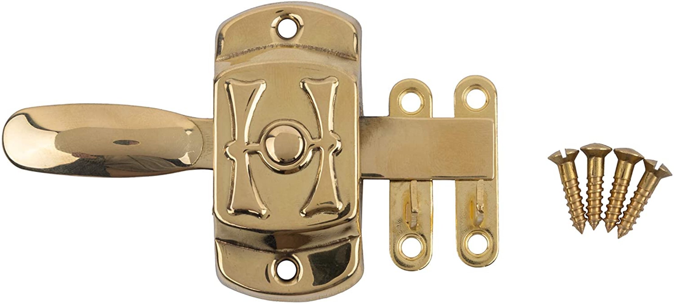 Surface Mount Spring Brass Cupboard Latch Vintage Replica Hardware ...