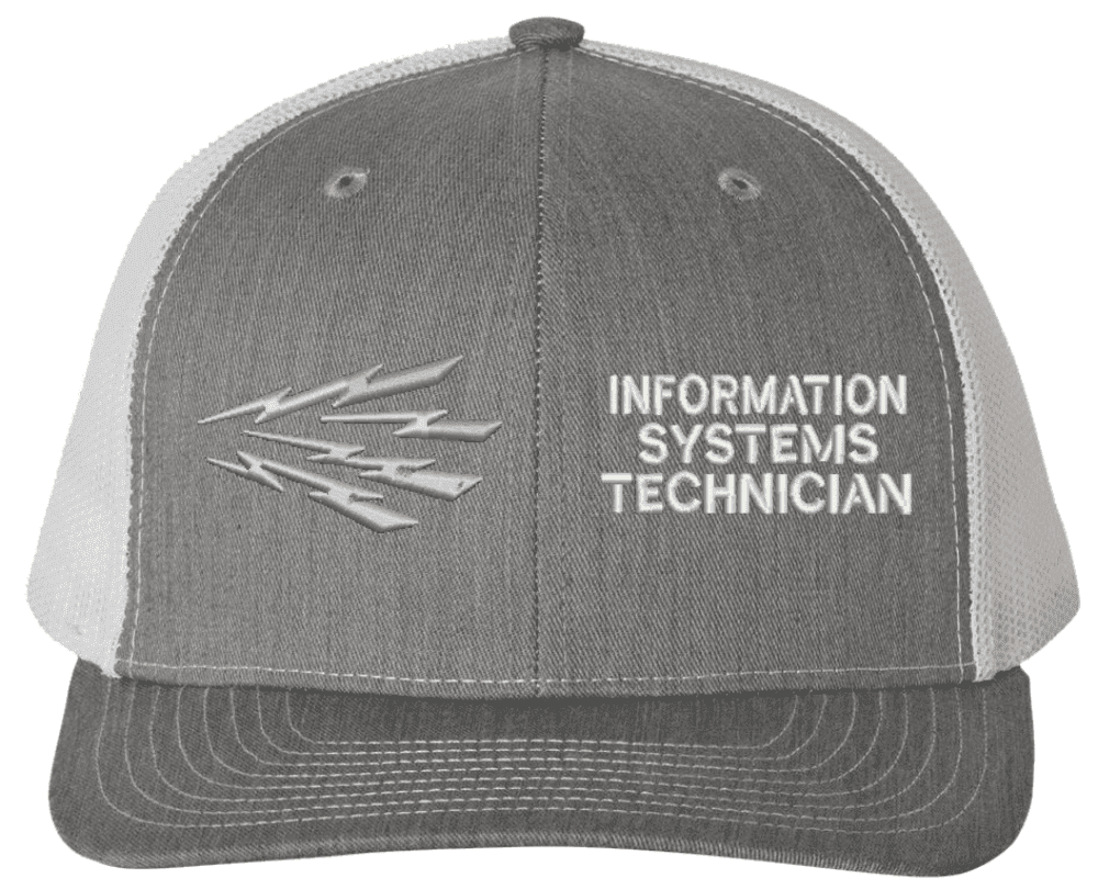 Navy Information Systems Technician (IT) Rating USA Mesh-Back Cap ...