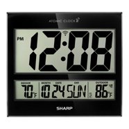 Low Vision Analog-LCD Wall Clock-Calendar-Thermometer - Walmart.com