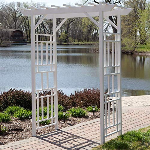 Click here for Duratrel Dura-Trel 11179 Wellington Arbor  White prices