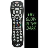 Qfx Rem-6 6-in-1 Universal Remote With Glow-in-the-dark Buttons ...