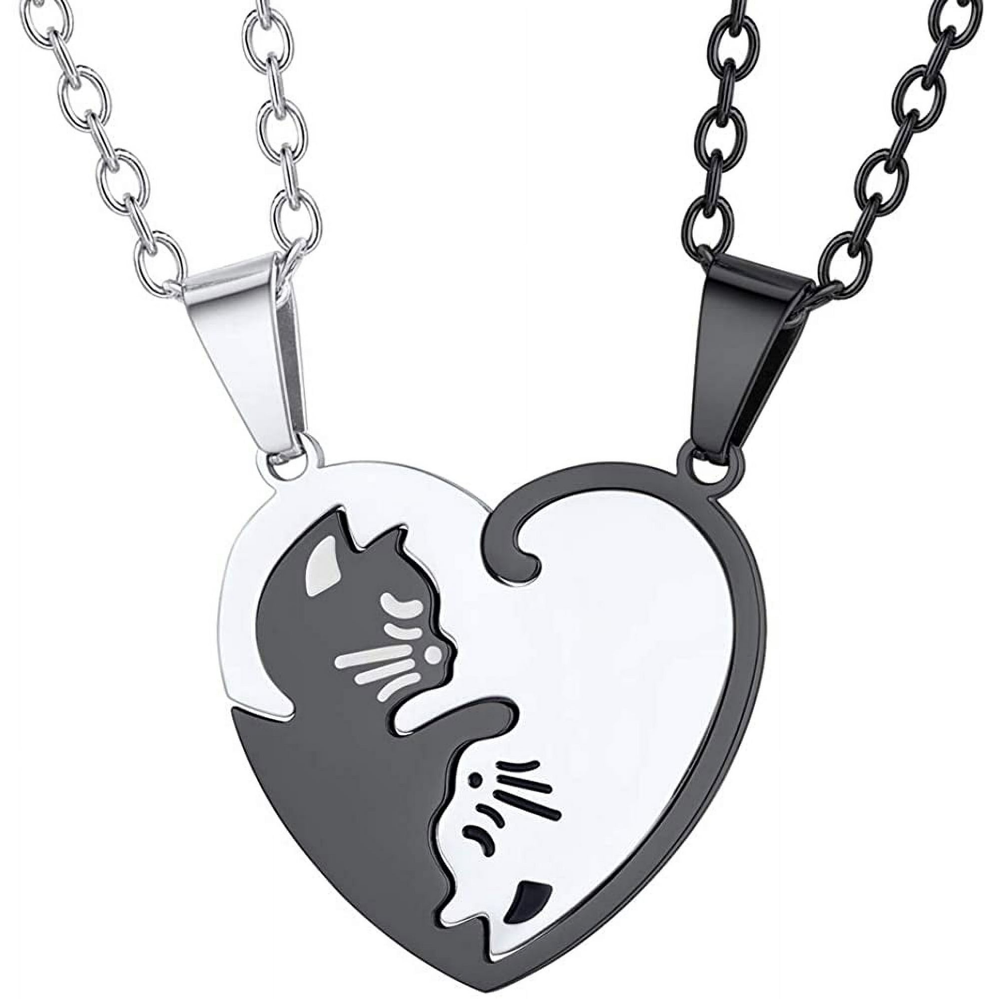 Click here for Chlua Matching Realtionship Necklaces Stainless St... prices