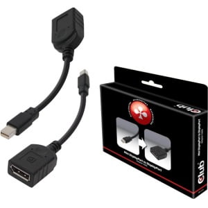 CLUB 3D B.V Mini DisplayPort to DisplayPort Adapter - Walmart.com