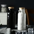 Ceramic Oil Bottle 400ml - Simple Design Cooking Oil Pot for Kitchen ...