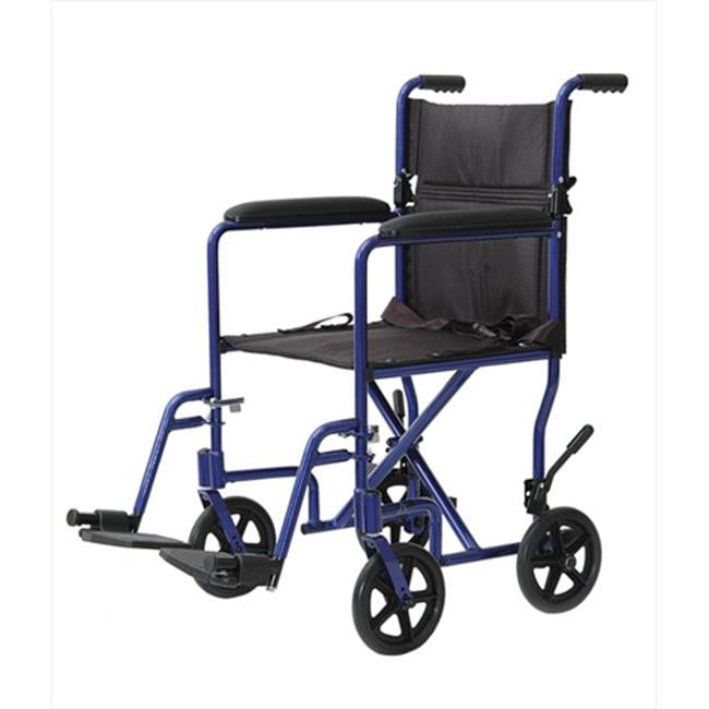 ProBasics 9201BK 19 in. Lightweight Aluminum Transport Chair, Black ...