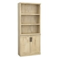 Sauder Aspen Post 5-Shelf Library Bookcase Bookcase, Prime Oak Finish ...