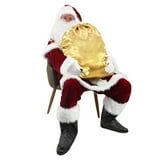 Jergo Adult Full Body Men's Deluxe Premium Velvet Santa Suit Christmas ...