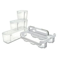 Deflecto Stackable Caddy Organizer Multi-Pack Bundle - 22.3" Height x ...