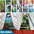 13PCS Beautiful Natural Landscape Staircase Sticker 3D Removable Vinyl ...
