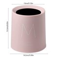 Desktop Garbage Can, Mini Trash Bin, Scandinavian Square Design, Wide ...