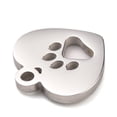 304 Stainless Steel Charms Manual Polishing with Rhinestone Heart with ...