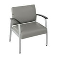 Bush Business Arrive Bariatric Waiting Room Guest Chair in Light Gray ...