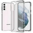 For Samsung Galaxy S21+ Plus Transparent Shock Absorption PC + TPU ...
