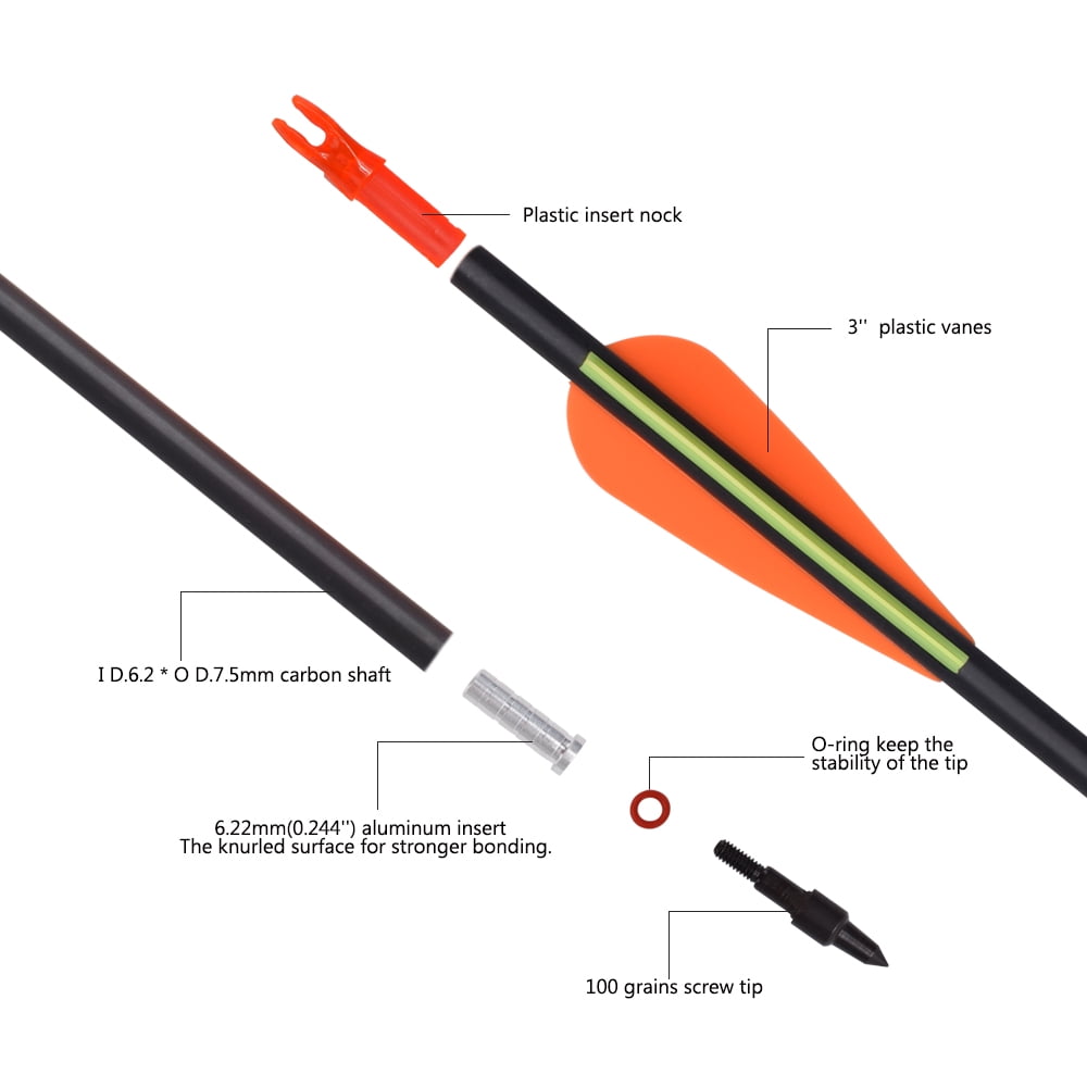 Archery Target 30 Inch Tiger Arrows TIGER ARCHERY 30Inch Carbon Arrow ...