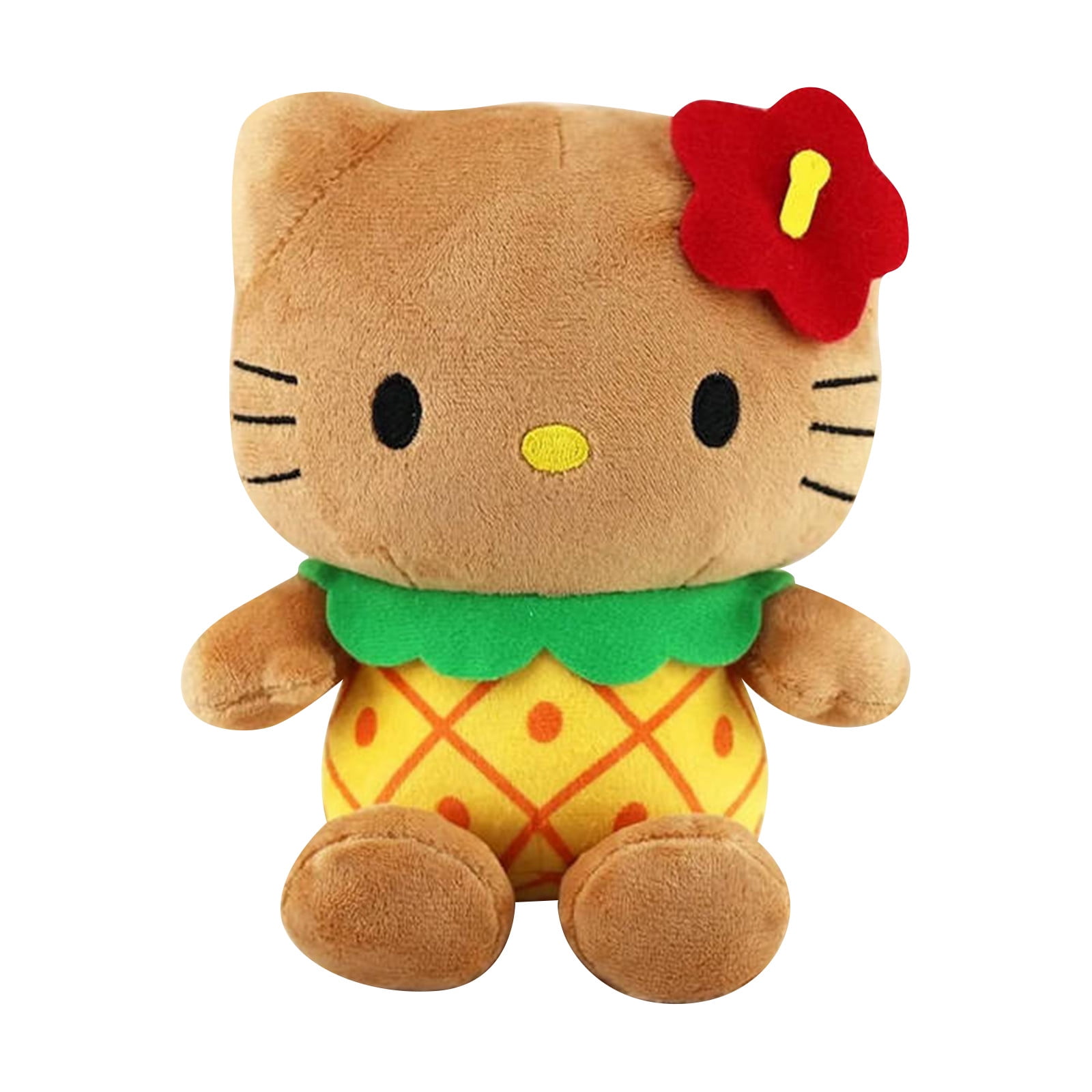 TETAIA 8 INCH Hawaiian Holiday Hello Kitty Plush Doll Sanrio Black ...