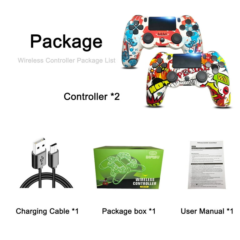 Ps4 Controller Motion Sensor PS4 Wireless Controller (2-Pack) - Dual ...