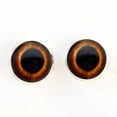 Brown Rabbit Hare Sew-On Button Glass Eyes - Walmart.com