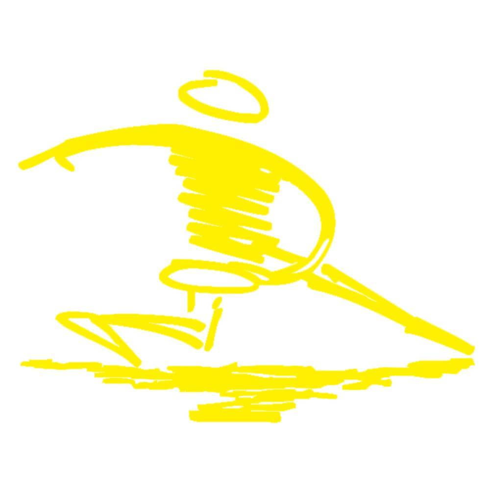 Disc Player Sports Thrower Logo Vinyl Decal Sticker - Walmart.com