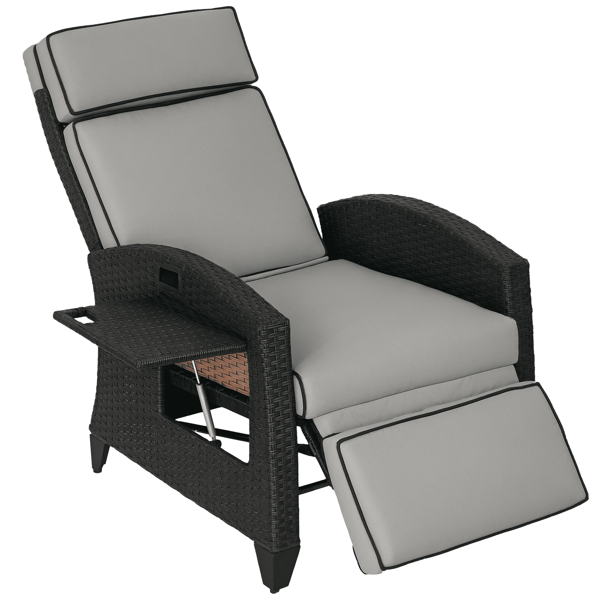 Click here for Outsunny Outdoor Recliner Chair With Adjustable Ba... prices